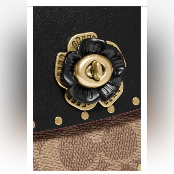 Coach | Bags | Coach Madison B4tan Rust Shoulder Bag 6 In Signature ...